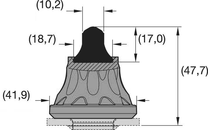 578-4416 Asphalt Milling Teeth Medium Duty Carbide Bit - Road Asphalt ...
